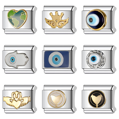 Trusta钛钢DIY拼接模块手链现货