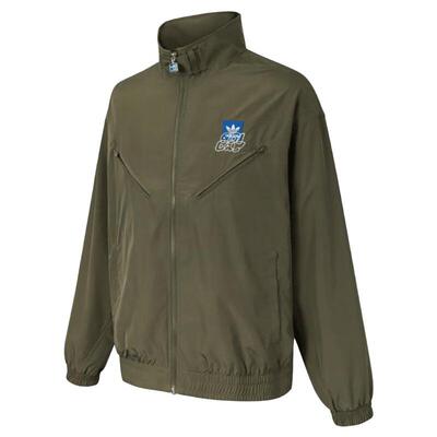 阿迪达斯三叶草男款立领夹克