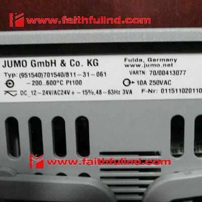 议价JUMO 00413077 久茂全新温控器 di eco 701540/811-31