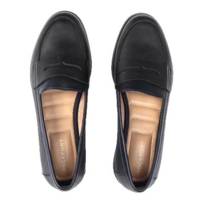 Rockport/乐步真皮女鞋2024新乐福鞋子平跟软底单鞋春秋小羊皮鞋