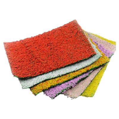 diy手工沙盘模型地形多颜色碎花