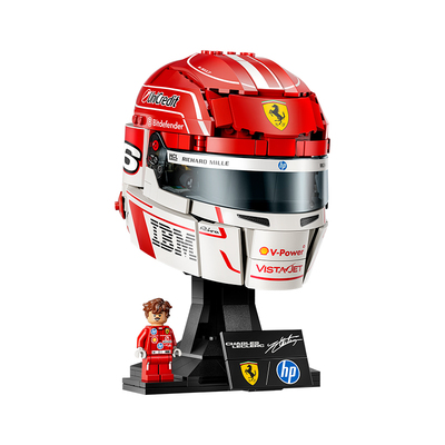 【新品预售】乐高官方旗舰店43014法拉利车队勒克莱尔头盔积木