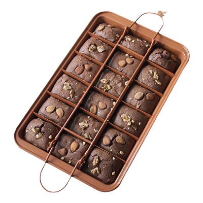 活底方格布朗尼烤蛋糕面包加厚