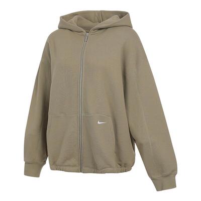 Nike耐克外套女春秋新款宽松休闲跑步上衣针织连帽夹克HV1950-276