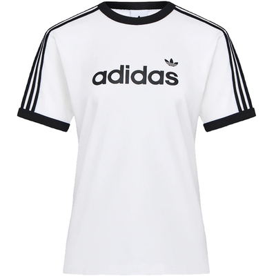 adidas阿迪达斯三叶草夏季女子运动休闲圆领短袖T恤HZ9541