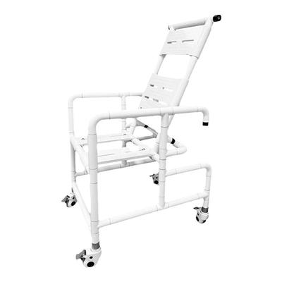 靠背可放下洗澡坐便椅蓝品盾