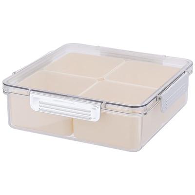 cookzone日式带盖分格干果盒