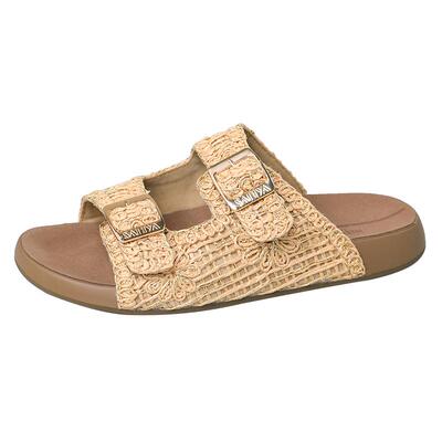 索菲娅拉菲草勃肯拖鞋