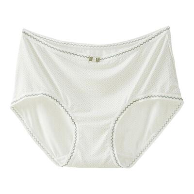 秘语内裤女草木新语薄款透气抗菌无痕包臀中腰印花平角短裤61936