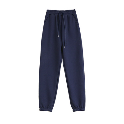 高个子加长加绒加厚卫裤