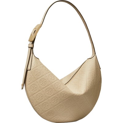 TORY BURCH 汤丽柏琦 T MONOGRAM 小号新月包 176303