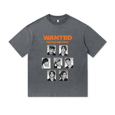 Kpop爱豆BTS防弹少年团粉丝应援周边重磅纯棉T恤半袖杉情侣男女款