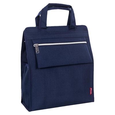 竖式帆布课外手提包拎书袋定制