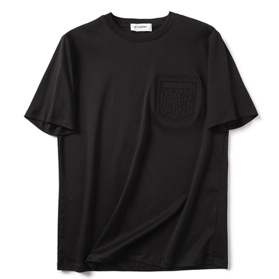 牛！3D浮雕压花80支双面丝光T恤