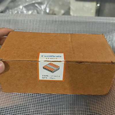 下单前咨询Certificate LT-662-6 接线端子 实拍如图