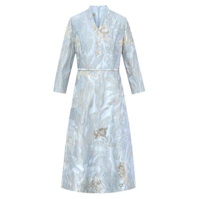 东方奢华粉蓝衣橱礼服裙