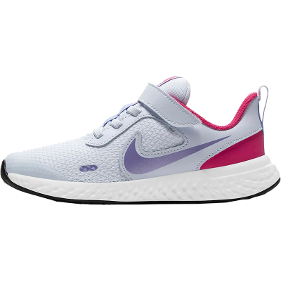 Nike/耐克正品REVOLUTION 5 GS女子大童透气运动鞋BQ5672-018