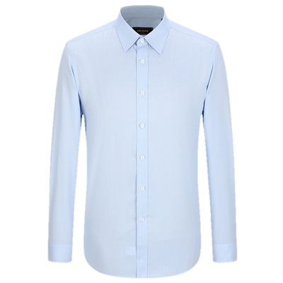 雅戈尔尖领长袖商务绅士衬衫