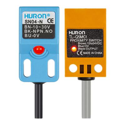 沪龙方形金属接近开关感应器SN04-NQ5MC1限位器传感器三线NPN常开