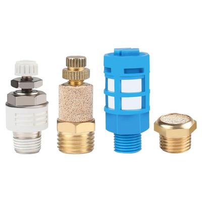 普世达不锈钢全铜可调气动消声器