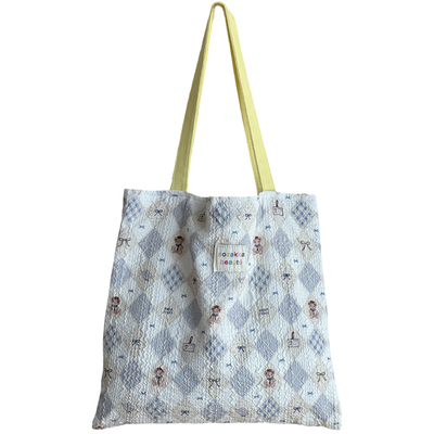 喜凡你托特包卡通双层单肩