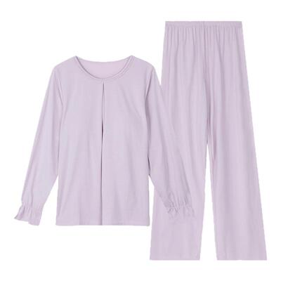 专柜新款棉质混纺家居服套装EBRA