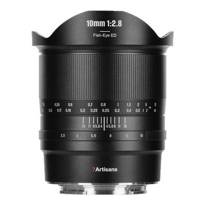 七工匠10mm f2.8鱼眼镜头全画幅镜头适用于索尼R4佳能R3尼康Z卡口