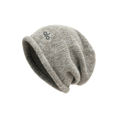 鞠婧祎同款卷边针织堆堆帽子女