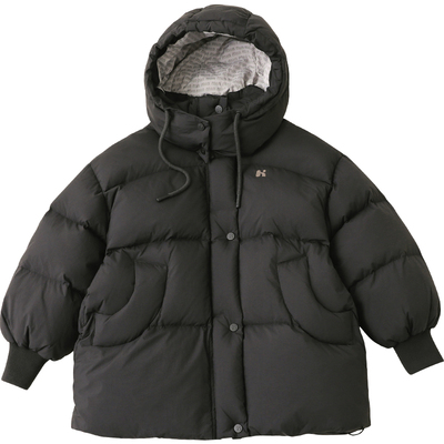 女童羽绒服中长款2025冬季新款儿童羽绒服男童中童90绒外套H4263