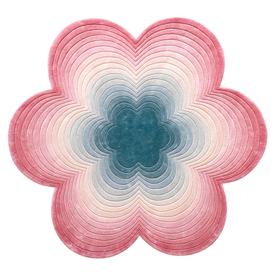 地毯挂毯两用，浪漫法风圆毯