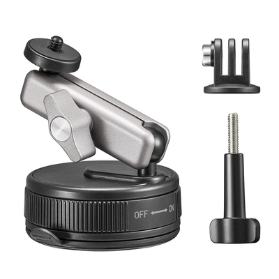 运动相机车载真空吸附支架