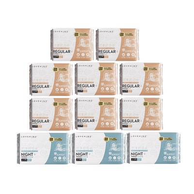 LOVEKINS纯棉卫生巾日夜