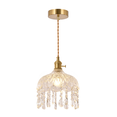 安于居餐厅吧台法式轻奢水晶玻璃