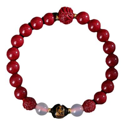 男女朱砂十二生肖手串手链