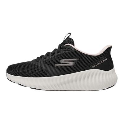 Skechers斯凯奇25夏女士休闲运动鞋透气舒适跑步鞋 129370/BKLP