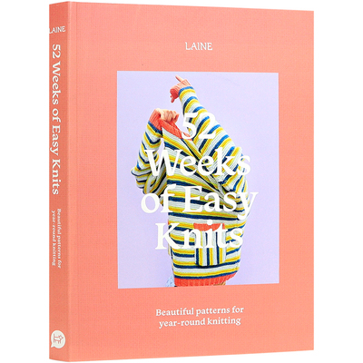 预售英文原版 52周轻松针织：全年编织的美丽图案 52 Weeks of Easy Knits: Beautiful Patterns for Year-Round Knitting