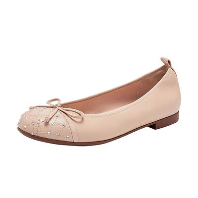 思加图秋季通勤浅口鞋平底鞋气质单鞋晚晚鞋女鞋EGC04CQ5