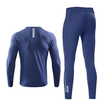 健身套装男跑步运动压缩紧身衣