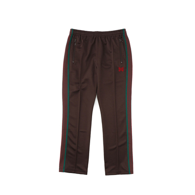 Needles track蝴蝶刺绣织带条纹百搭休闲宽松FOG运动潮牌长裤男女