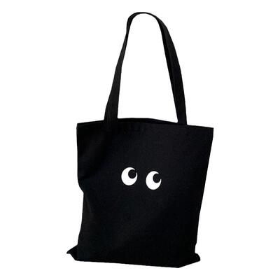 帆布包大眼睛文艺百搭休闲外出