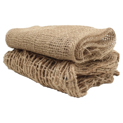 大网眼粗麻装饰复古田园风黄麻布