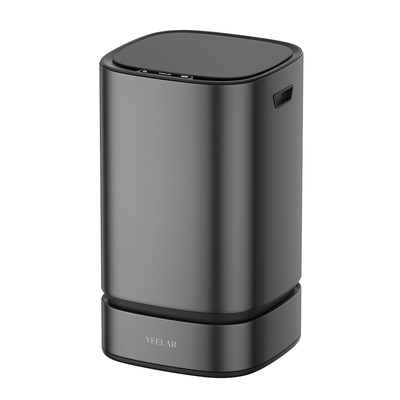 VEELAR智能感应垃圾桶厨房不锈钢自动开盖高颜值极简家用2026新款