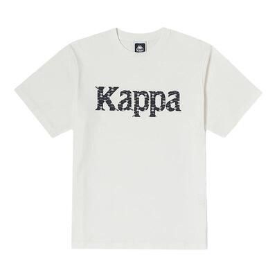 Kappa卡帕男女情侣短袖夏新款复古印花宽松运动T恤K0DX2TD71P