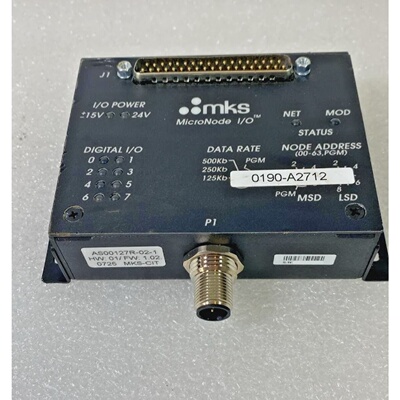 MKS MICRONODE IO AS00127R021 AMAT 0190A2712 DEVICENET 0725 M
