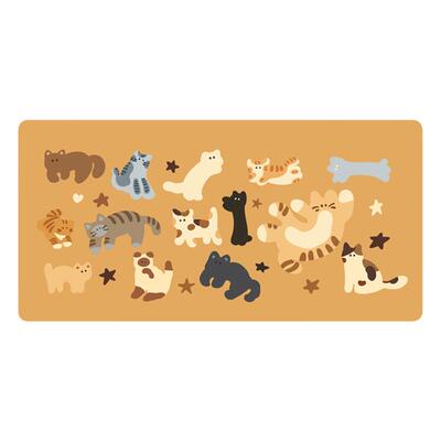 V-SION游泳小狗超大号鼠标垫女