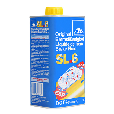 德国原装进口ATE刹车油DOT4全合成SL6制动液汽车SL.6 ASR/ESP专用