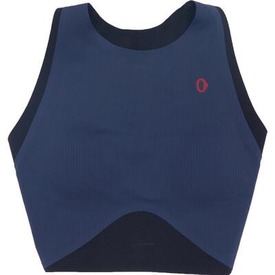 AnKoRau休闲运动拼色压胶Bra