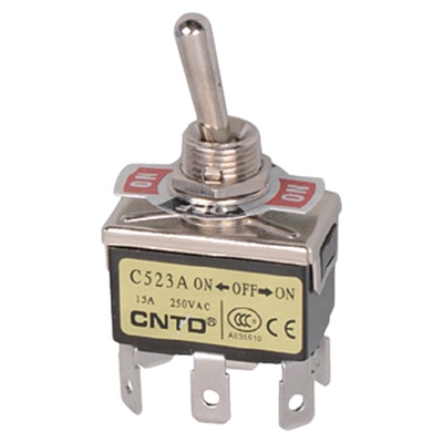 CNTD昌得钮子开关C511A/C512/C513B/C521B 522 523A摇头摇臂开关
