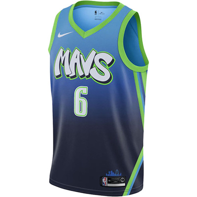Nike/耐克正品独行侠队男子篮球运动无袖6号球衣AV4632-464