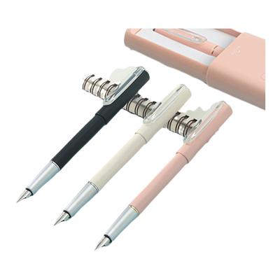 M＆G/优品 高密度钢笔单支简装礼盒 EF明尖适配3.4口径墨囊 两用墨水 办公 学生 练字 送礼 简约 U0701 文具